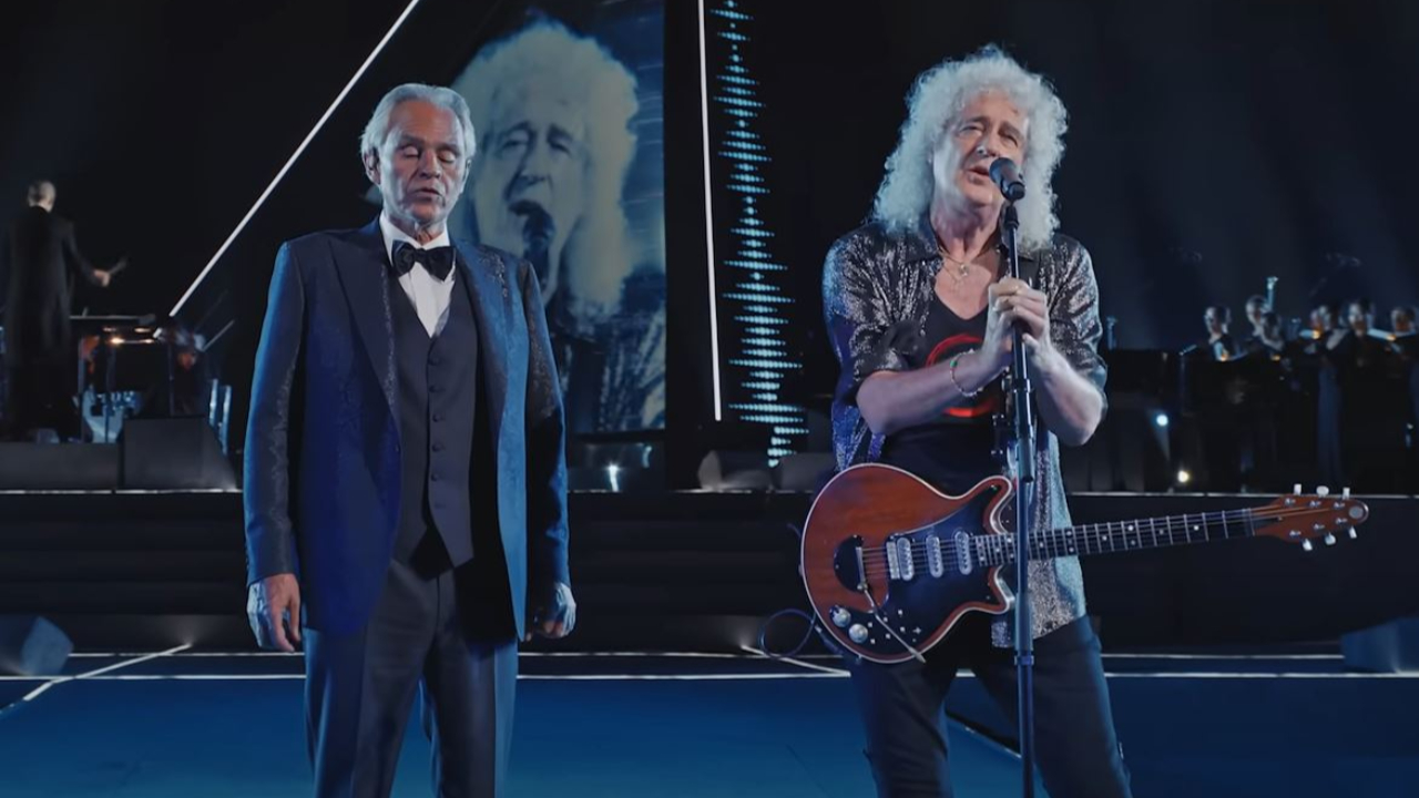 Brian May et Andréa Bocelli réunis pour un incroyable hommage à Queen