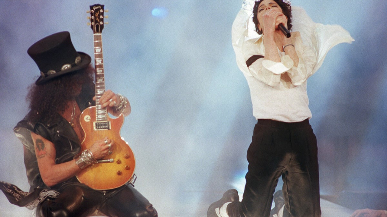 Michael Jackson & Slash : le King of Pop branché sur 100 000 volts de ...